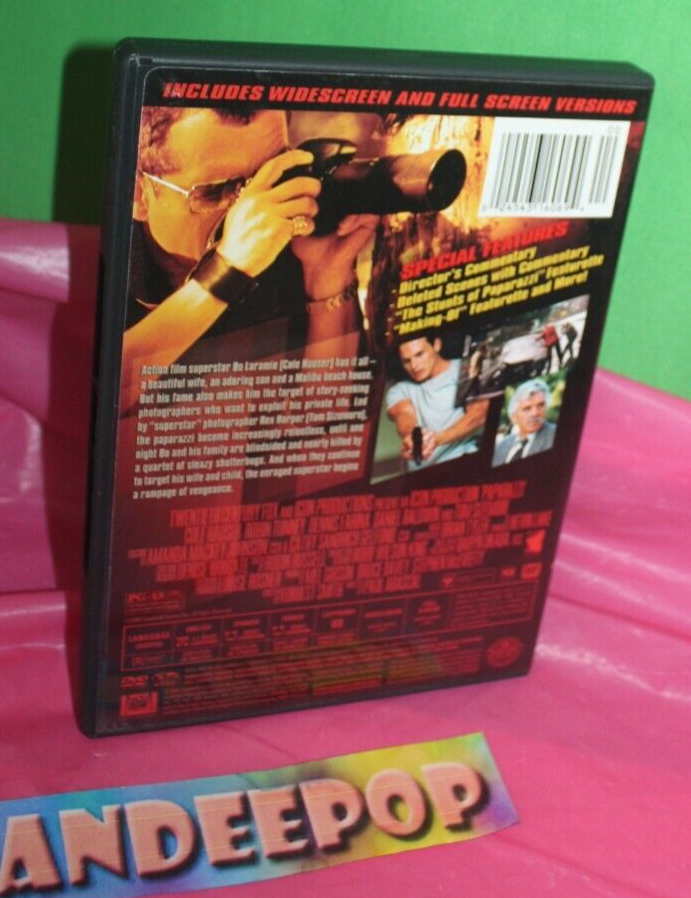 Paparazzi DVD Movie Widescreen Full Screen Tom Sizemore 24543160694| eBay