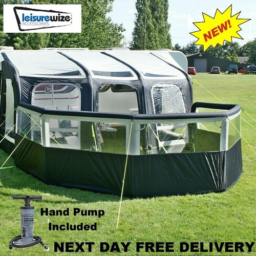 Leisurewize Airbreak 8000 Inflatable Air Windbreak LWA33 Caravan ...