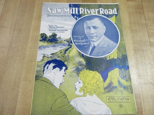 Sheet Music 1921 Saw Mill river Road. (b) | eBay