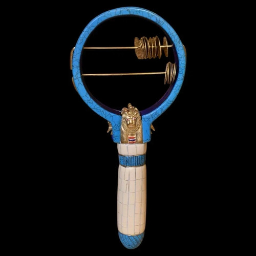 Sekhmet Sistrum Rattle Handmade Ancient Egyptian Musical Instrument ...