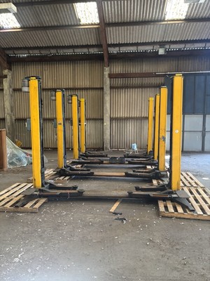 Vehicle Lift 2 Poster Ramp Hofmann 2.5 Tonne | eBay UK