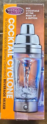Cyclone Cocktail Mixer Battery Operated 16oz Shaker new | eBay