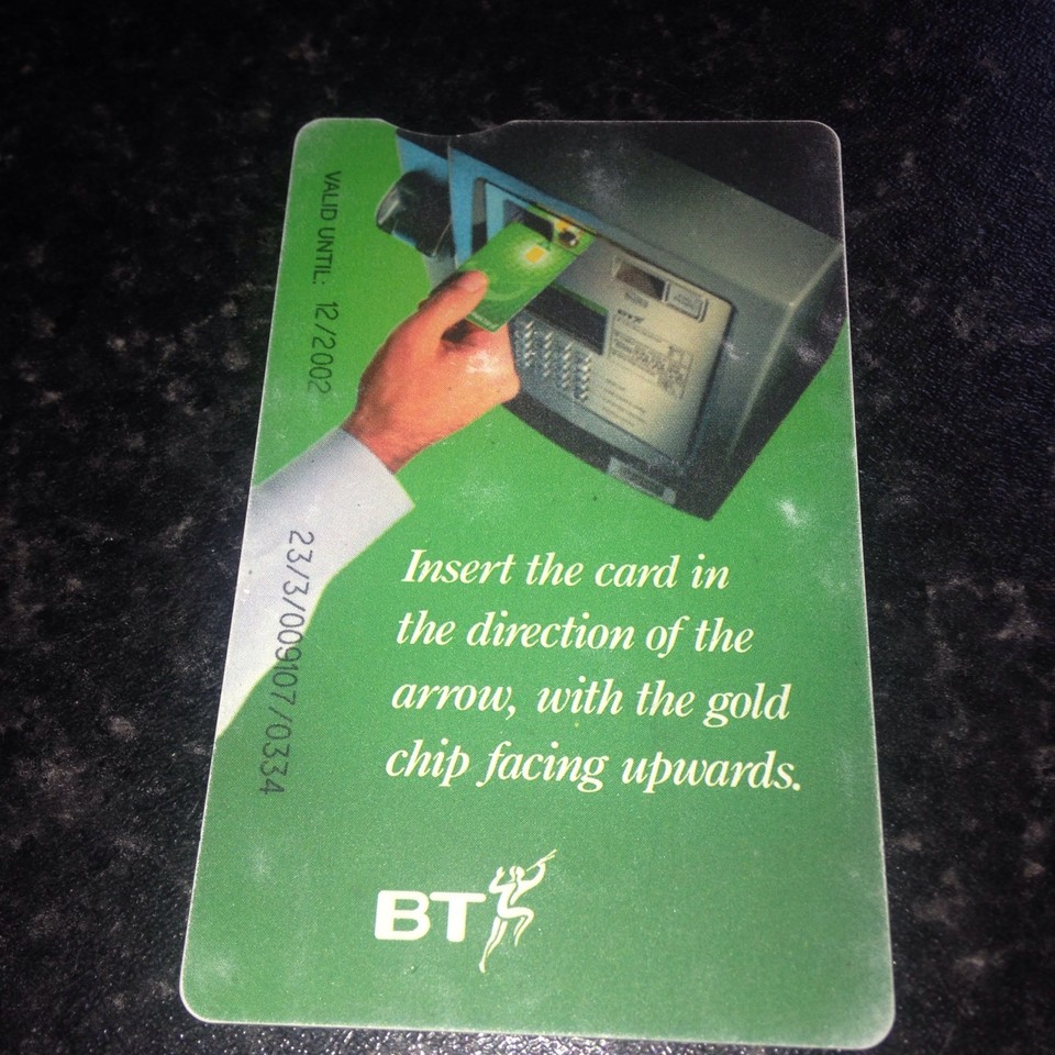 BRITISH TELECOM PHONECARD BT PHONE CARD £5 COLLECTABLE Valid Until 12/ ...