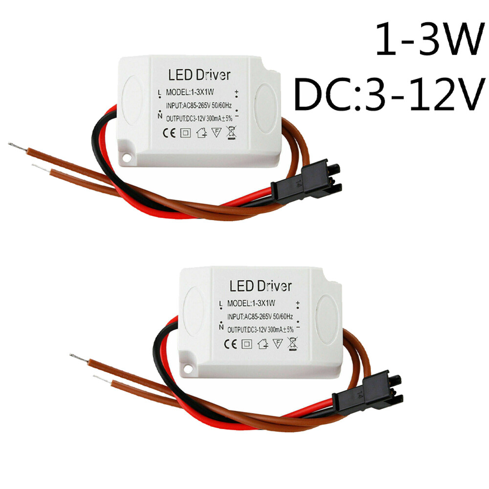 2pcs Led Driver Transformer 24v 36v 48v Power Supply 110v 220v DC 8w ...