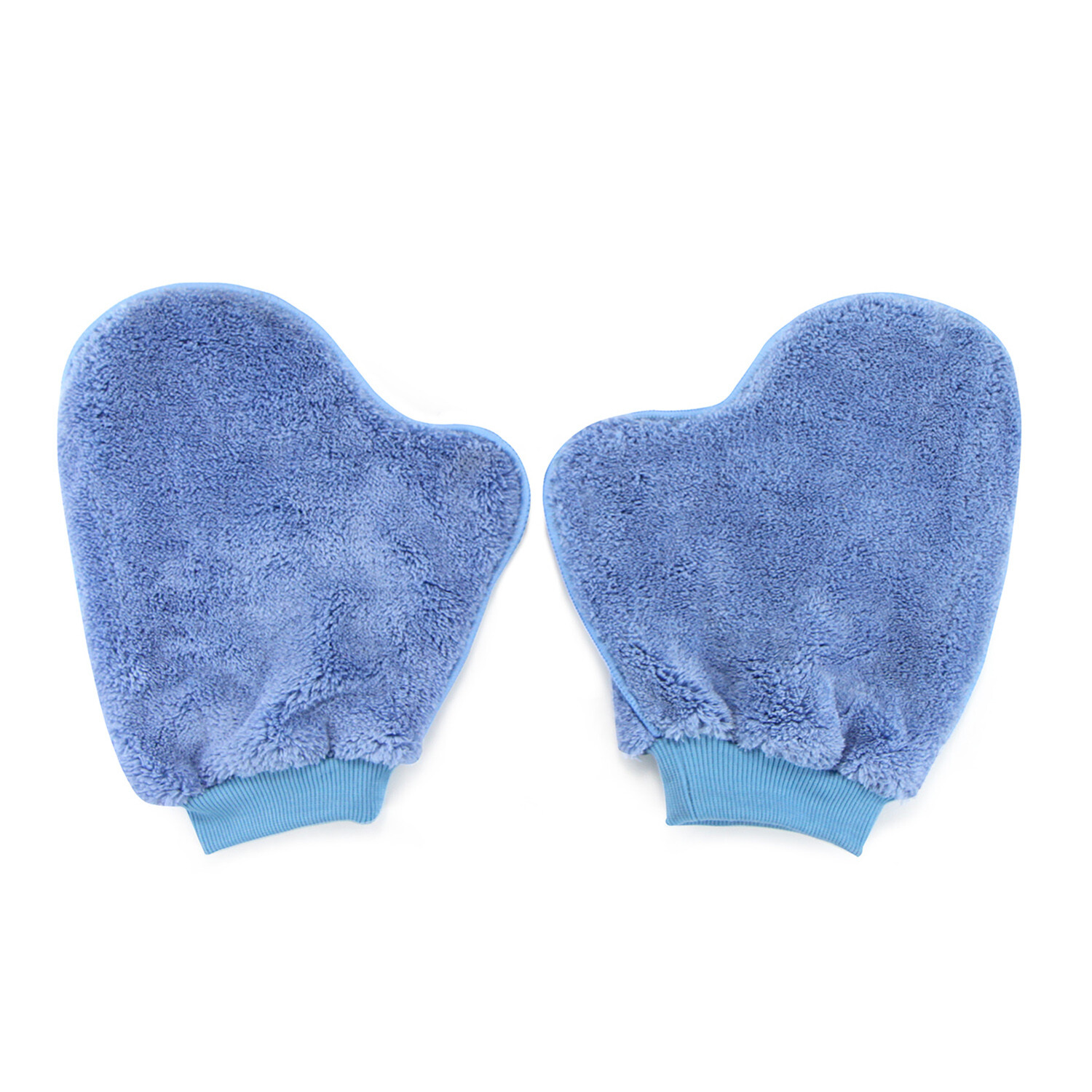 Dusting Mitts Pack of 12 - Microfiber Cleaning Gloves W/ Thumbs, Blue ...