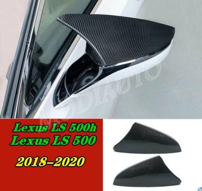 FOR 2018-2020 Lexus LS500 500H ABS carbon fiber OX Horn Car Rearview ...