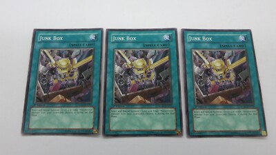 3x JUNK BOX SPELL CARD 1ST EDITION RGBT-EN052 COMMON YUGIOH NM ...