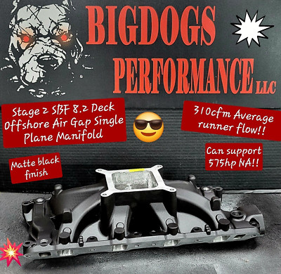 PORTED!! Air-Gap Single Plane Intake Manifold for SBF Ford 260 289-302 ...