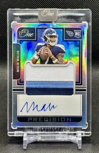 Malik Willis 2022 Panini One Rookie tri-color Patch Auto (on card) /75 ...