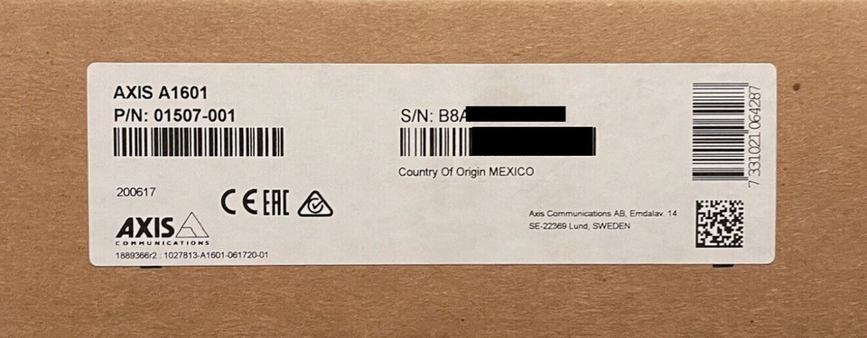 AXIS A1601 Two Door Network Access Controller - Up to 4x OSDP readers ...