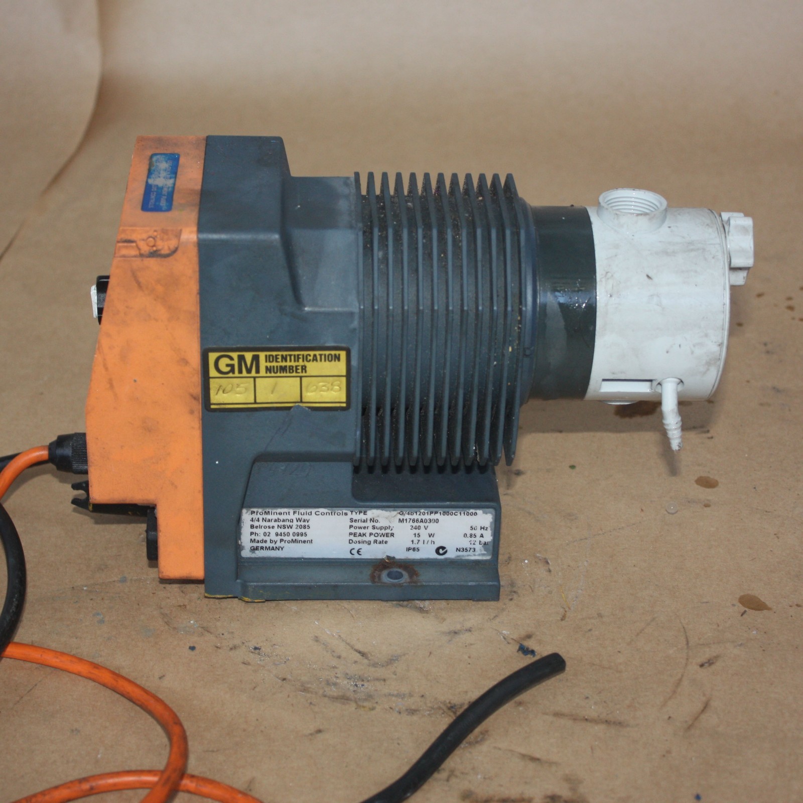 ProMinent GAMMA/4 Chemical Metering Dosing Pump 1.7L/h 12BAR G ...