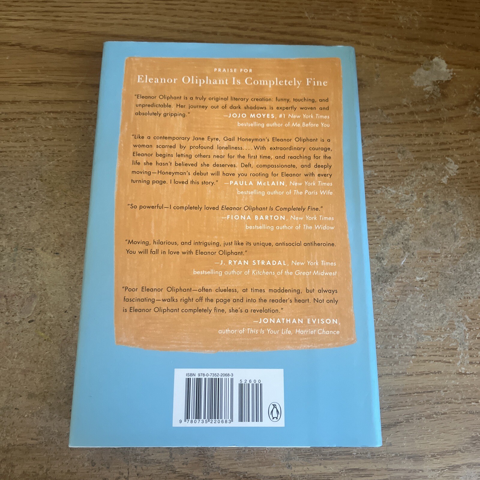 Eleanor Oliphant Is Completely Fine : Reese's Book Club (a Novel) by ...