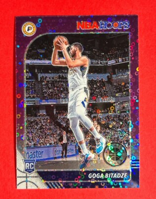 Goga Bitadze ~ 2019-20 Panini Hoops Premium Stock ~ Purple Disco Rookie ...