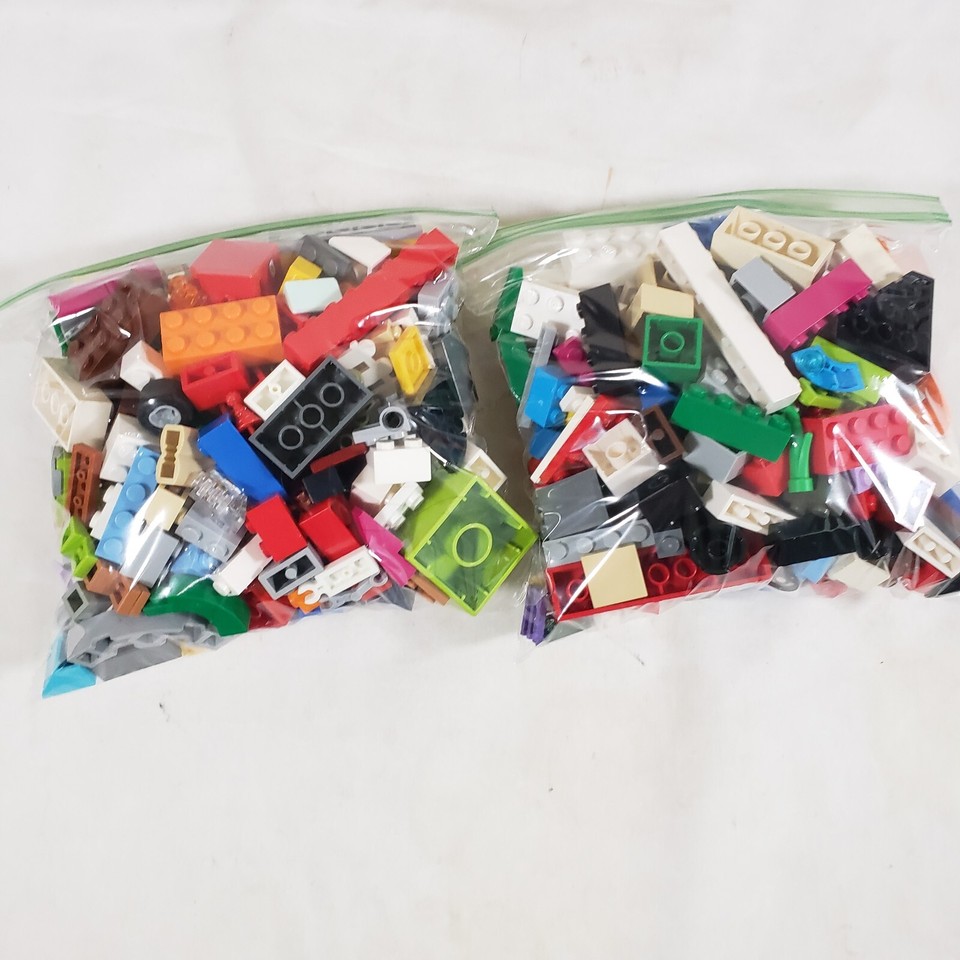 LEGO 2 Pound Bulk Bricks Building Assorted Pieces lot Bricks Basic ...