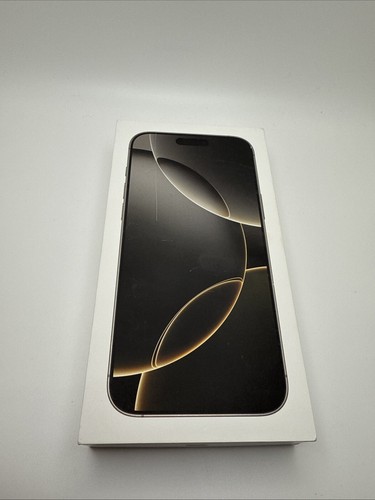 NEW(open Box)- iPhone 16 Pro Max - 256GB- (CRICKET ONLY) White/Natural ...