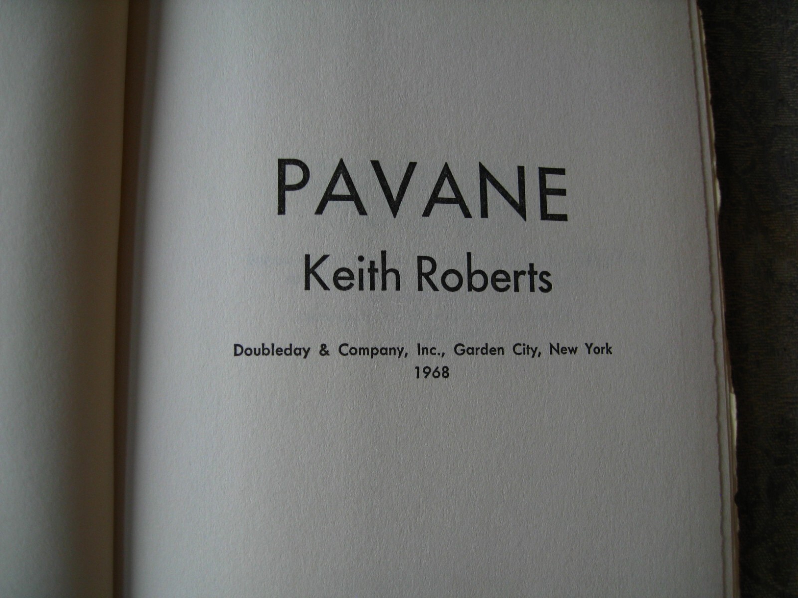 Keith Roberts - Pavane - 1968 - hardcover | eBay