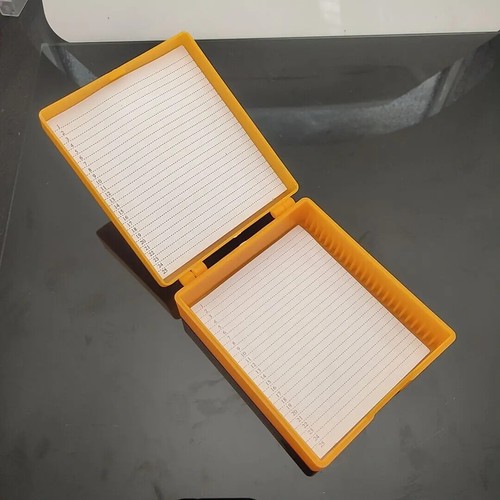 Microscope Glass Slide Box Storage Case Holder for Prepared Microscope ...
