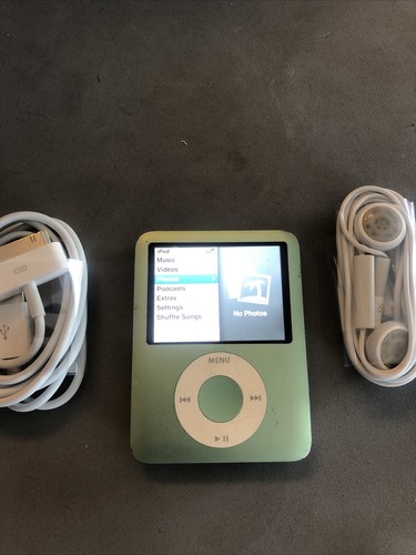 Apple iPod Nano 3rd Generation Light Green 8 GB New Battery New LCD | eBay