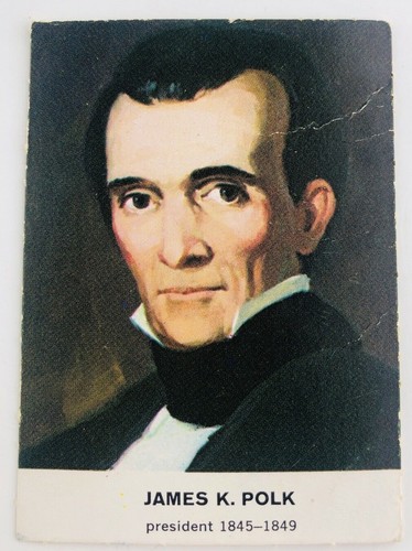 1960 Golden Press Presidents #11 James K. Polk 1845-1849 Vintage | eBay