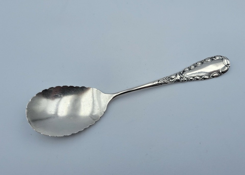 Sugar Shell Spoon ~ Stuart by Campbell-Metcalf Sterling Silver 16 gms 5 ...