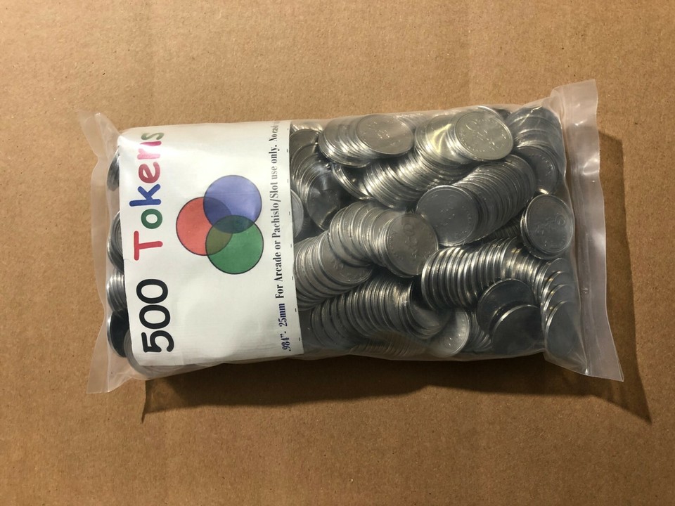 500 SLOT MACHINE TOKENS - PACHISLO SKILL SLOT - Standard .984" 25mm | eBay