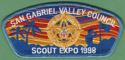 SAN GABRIEL VALLEY COUNCIL 40 SCOUT EXPO 1998 BOY SCOUT CSP PATCH S85 ...