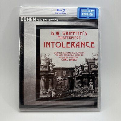 NEW Intolerance (1916) Blu-ray US Release w/White Case+Hype Label ...