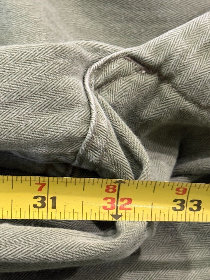 WW2 USMC HBT Combat Tunic ( Jacket & Trousers ) SAN FRANCISCO ESTATE ...