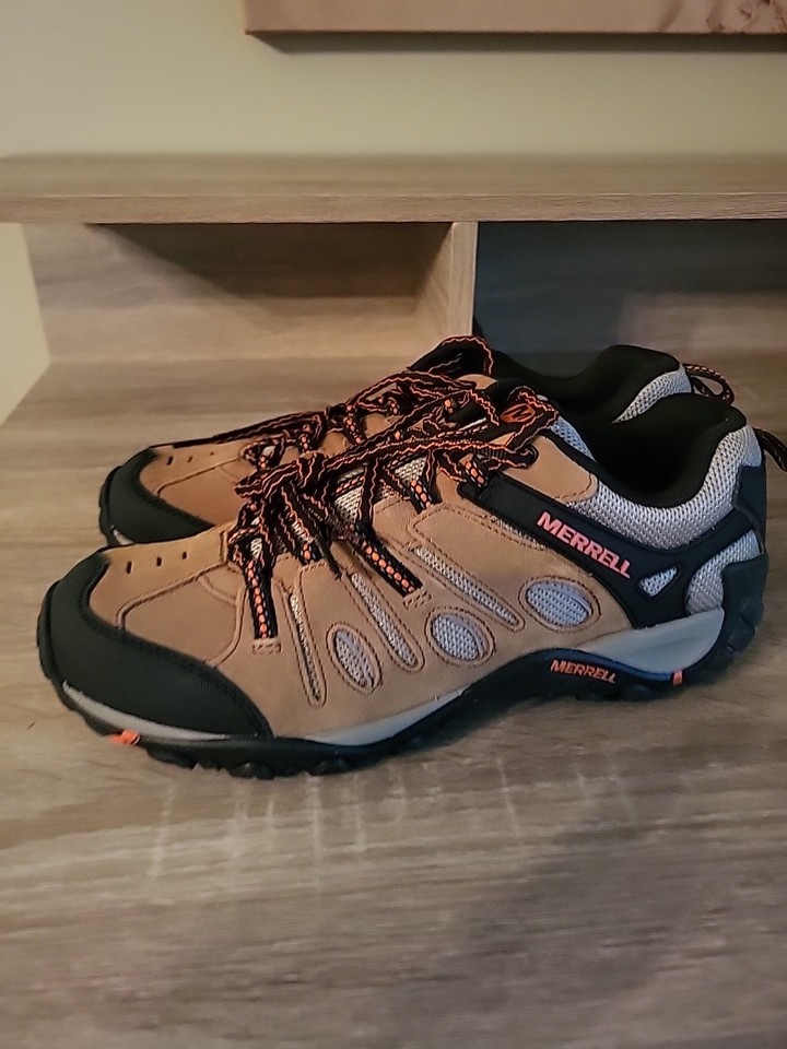 Merrell Crosslander 2 Hiking Shoes for Men Size 10.5 Brown Orange | eBay