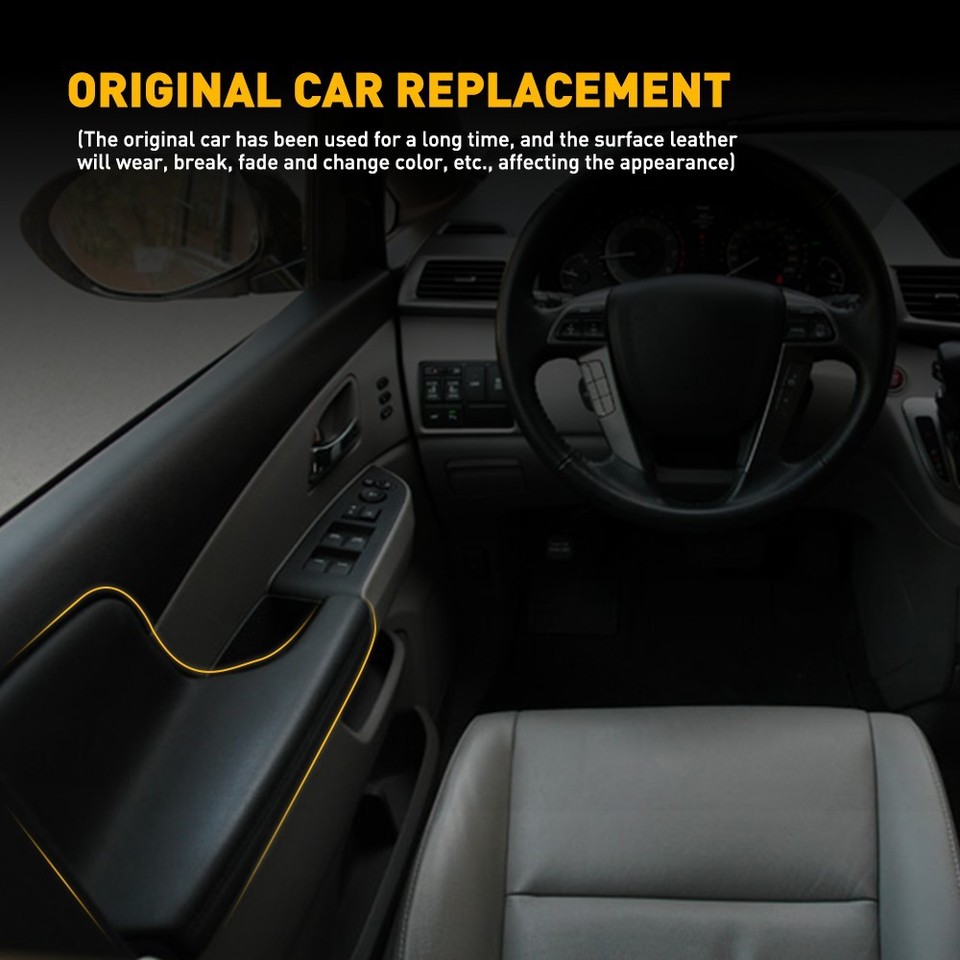 For 2011-2017 Honda Odyssey Leather Front Door Panel Armrest Cover ...