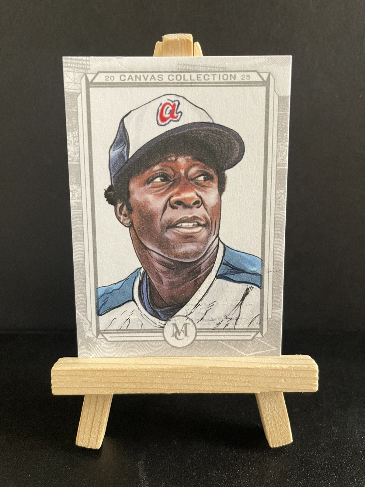 Hank Aaron 2025 Topps Museum Collection Canvas Sketch Artist AP 1/1 | eBay