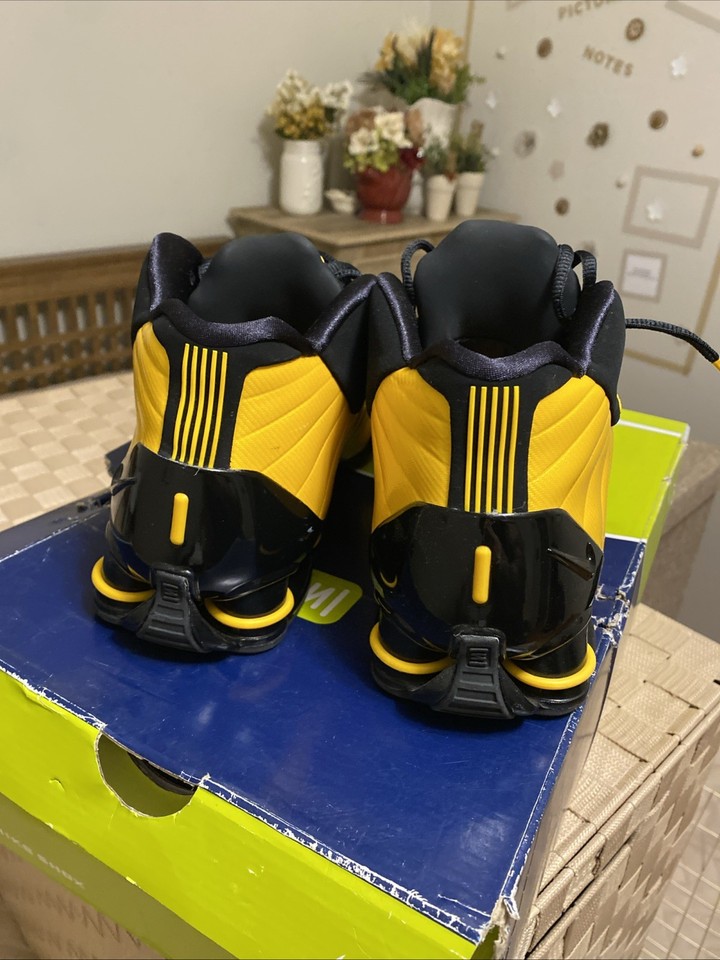 🔥Nike Shox BB4 Black University Gold Yellow (2019). Men’s Size 8.5 ...