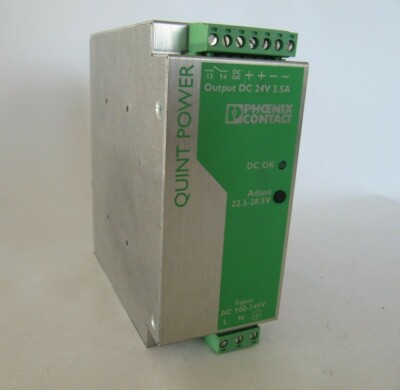 Phoenix Contact Quint 24VDC Power Supply QUINT-PS-100-240AC/24DC/2,5 ...