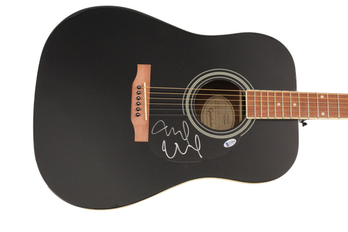 MIKE MCCREADY SIGNED AUTOGRAPH GIBSON EPIPHONE ACOUSTIC GUITAR PEARL ...