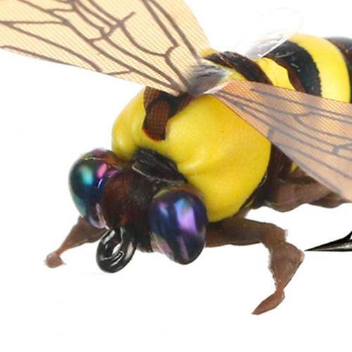 2pcs Fly Fishing Lures Bee Lot Wet Dry Streamer Nymph Baits Trout High ...