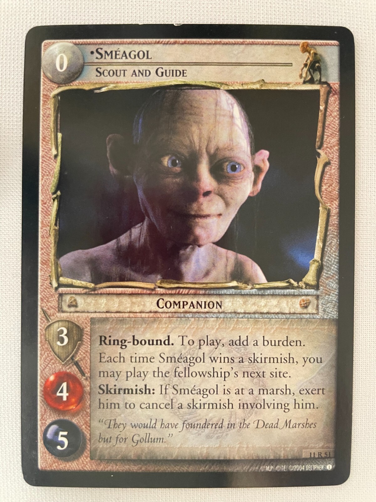 LOTR TCG - Smeagol - Scout and Guide 11R51 - Shadows | eBay