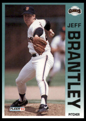 1992 Fleer #629 Jeff Brantley San Francisco Giants Baseball Card | eBay