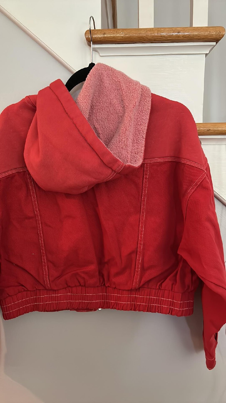 Urban Outfitters BDG Millie Colorblock Denim Bomber Jacket Size M D15 ...