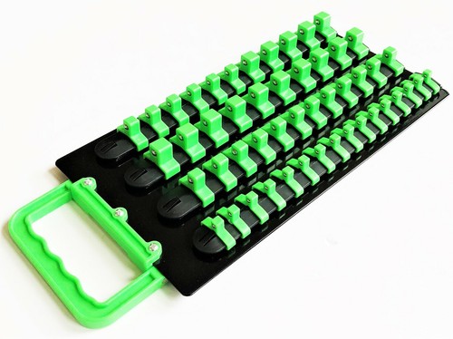 96pc GOLIATH INDUSTRIAL SOCKET ORGANIZER TRAY RAIL RACK HOLDER SET ...