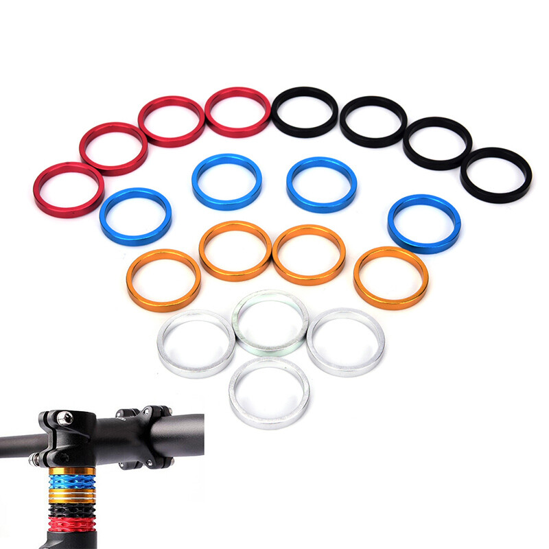 4X 5mm Bike Fork Washer Stem Spacers Bicycle Headset Washer Raise ...