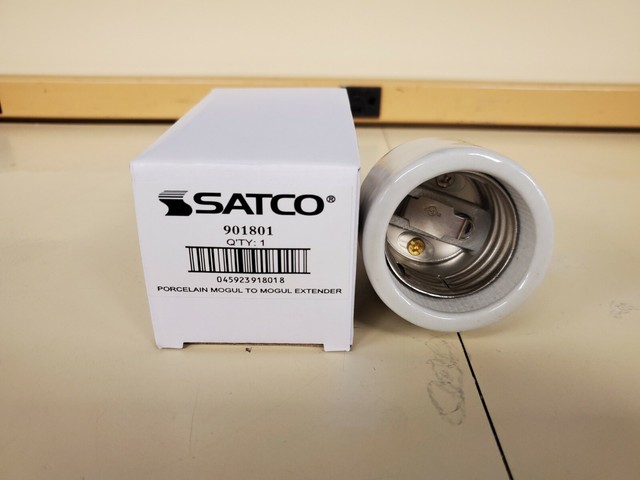 SATCO Mogul to Mogul Extender 4kv Porcelain - 901801 for sale online | eBay