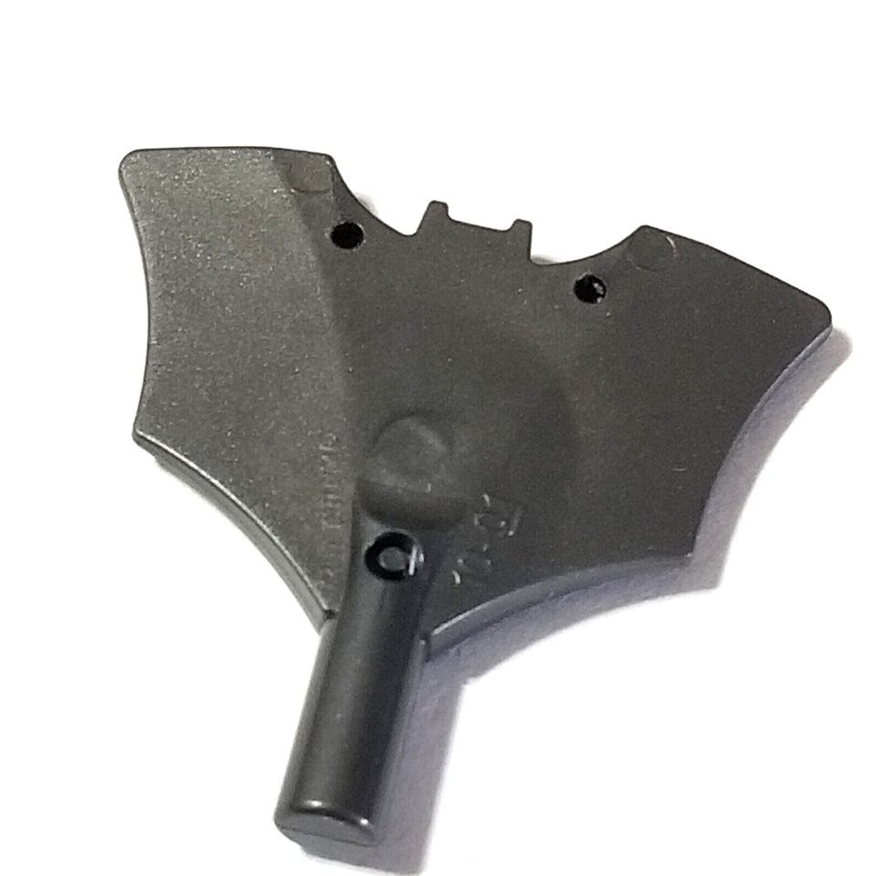 2X LEGO Batman Batarang Weapon Bar Peal Titanium Dark Gray 37720d LOT ...