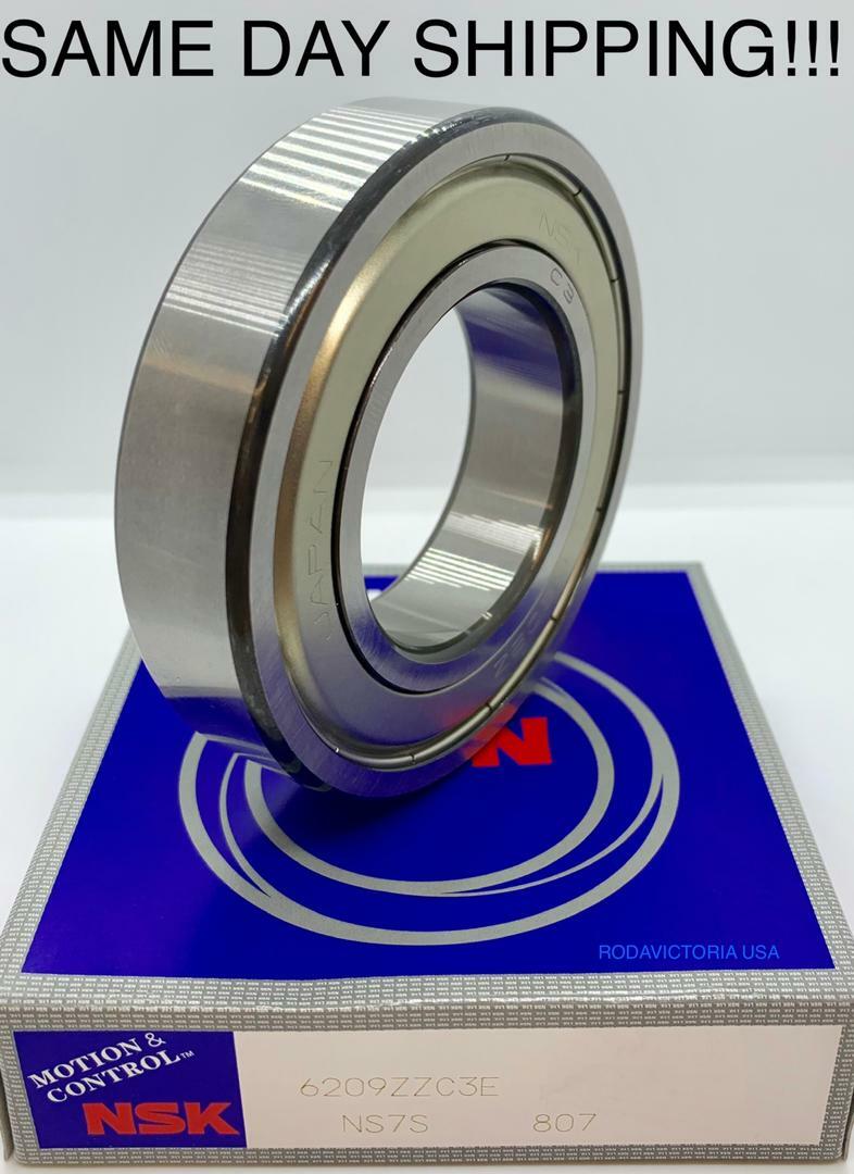NSK 6209 ZZ C3 E Deep Groove Radial Ball Bearing 45x85x19mm SAME DAY ...