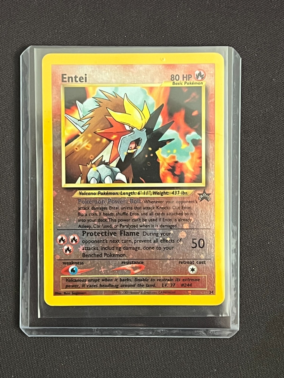 Pokémon TCG Entei Wizards Black Star Promos 34 Holo Promo | eBay
