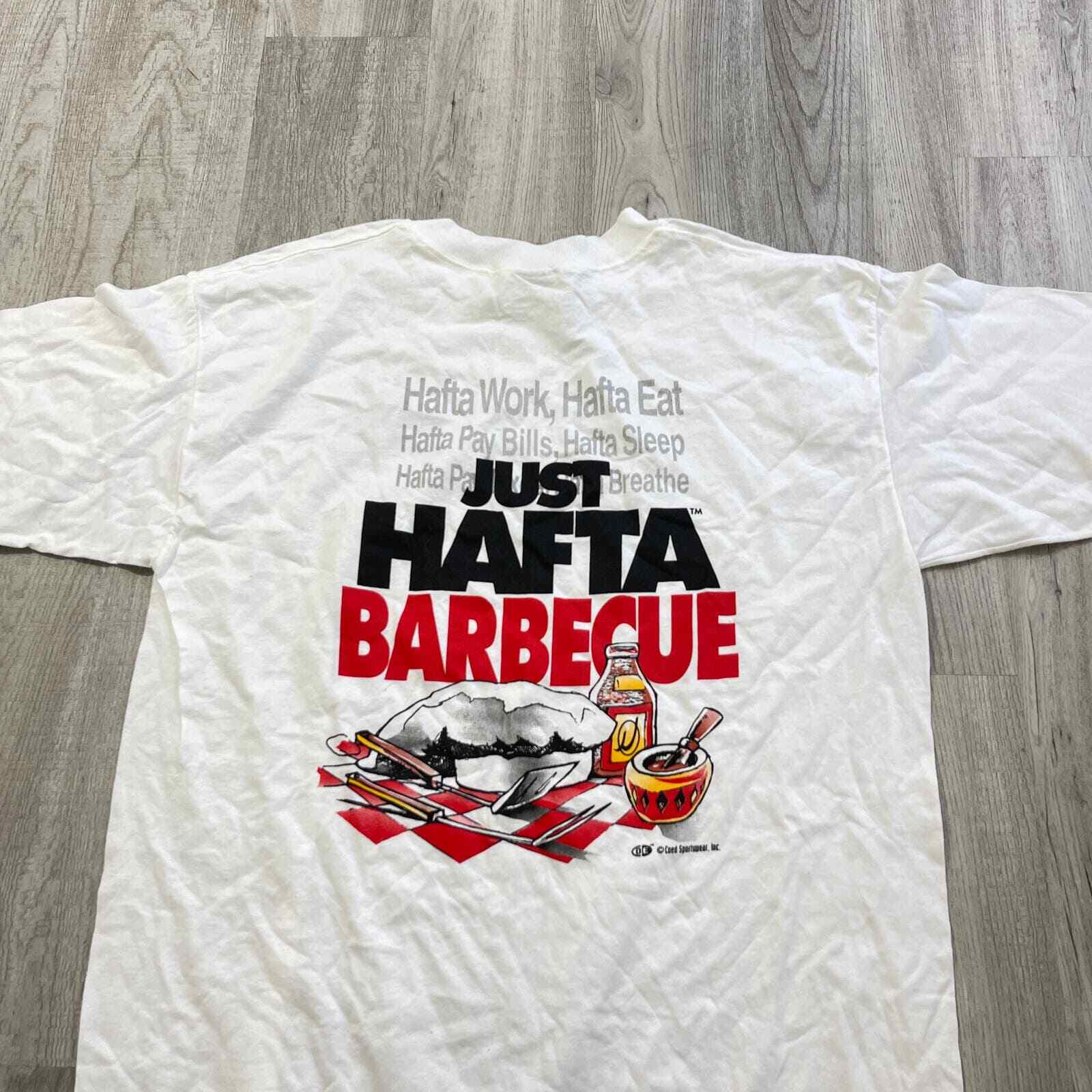 VINTAGE 90s Barbecue BBQ Family Cookout Shirt Size Extra Large XL Mens ...