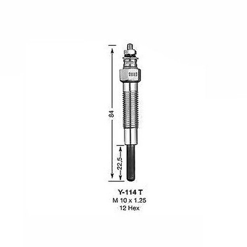 NGK Glow Plug Y-114T (6528) | eBay