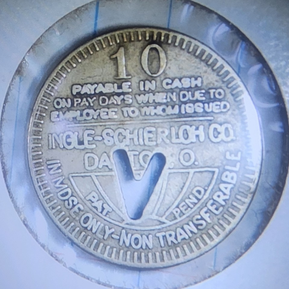 Vulcan Colliery Token 10 Cents Vulcan, WV Mingo County Coal Scrip | eBay