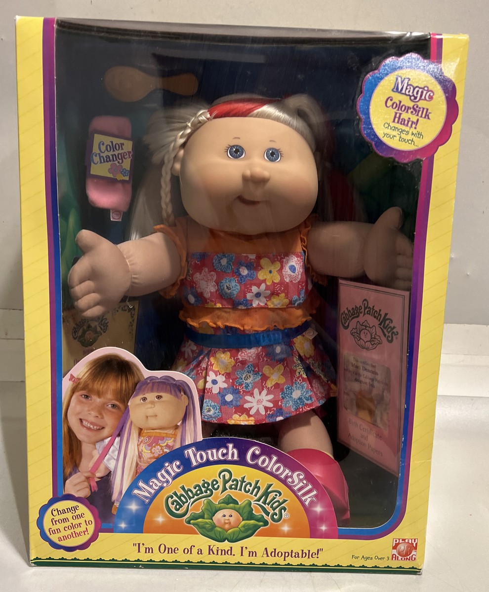 2005 Cabbage Patch Kids Magic Touch Colorsilk Girl Doll