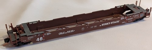 N Scale Micro Trains Husky Stack Car COE Rail | eBay
