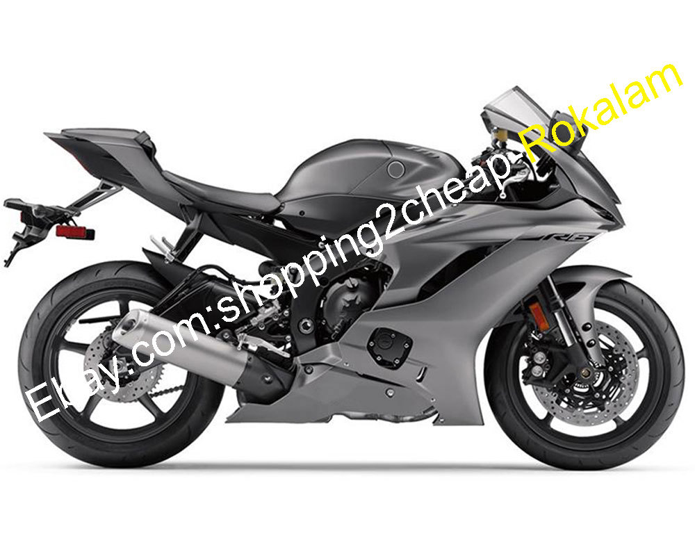 For Yamaha Fairing YZF R6 2017 2018 2019 2020 YZF-R6 YZF600 Gray ABS ...